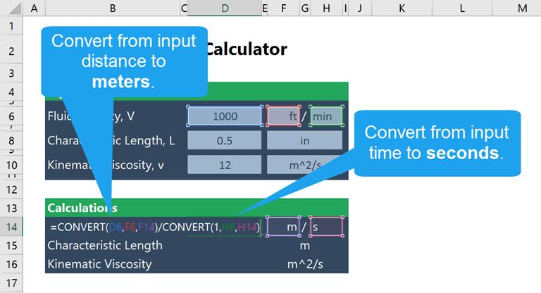 Reynolds Number Calculator in Excel | EngineerExcel